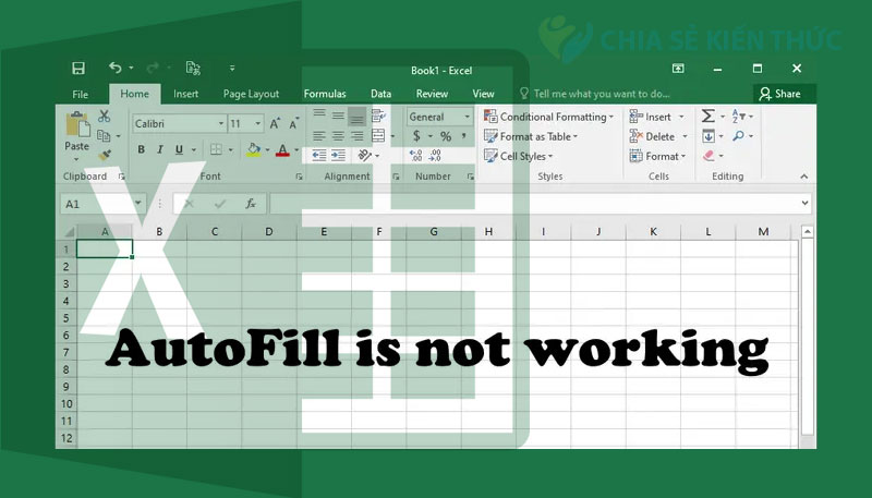 Hướng dẫn khắc phục lỗi Autofill không hoạt động trong Excel - CHIA SẺ KIẾN THỨC